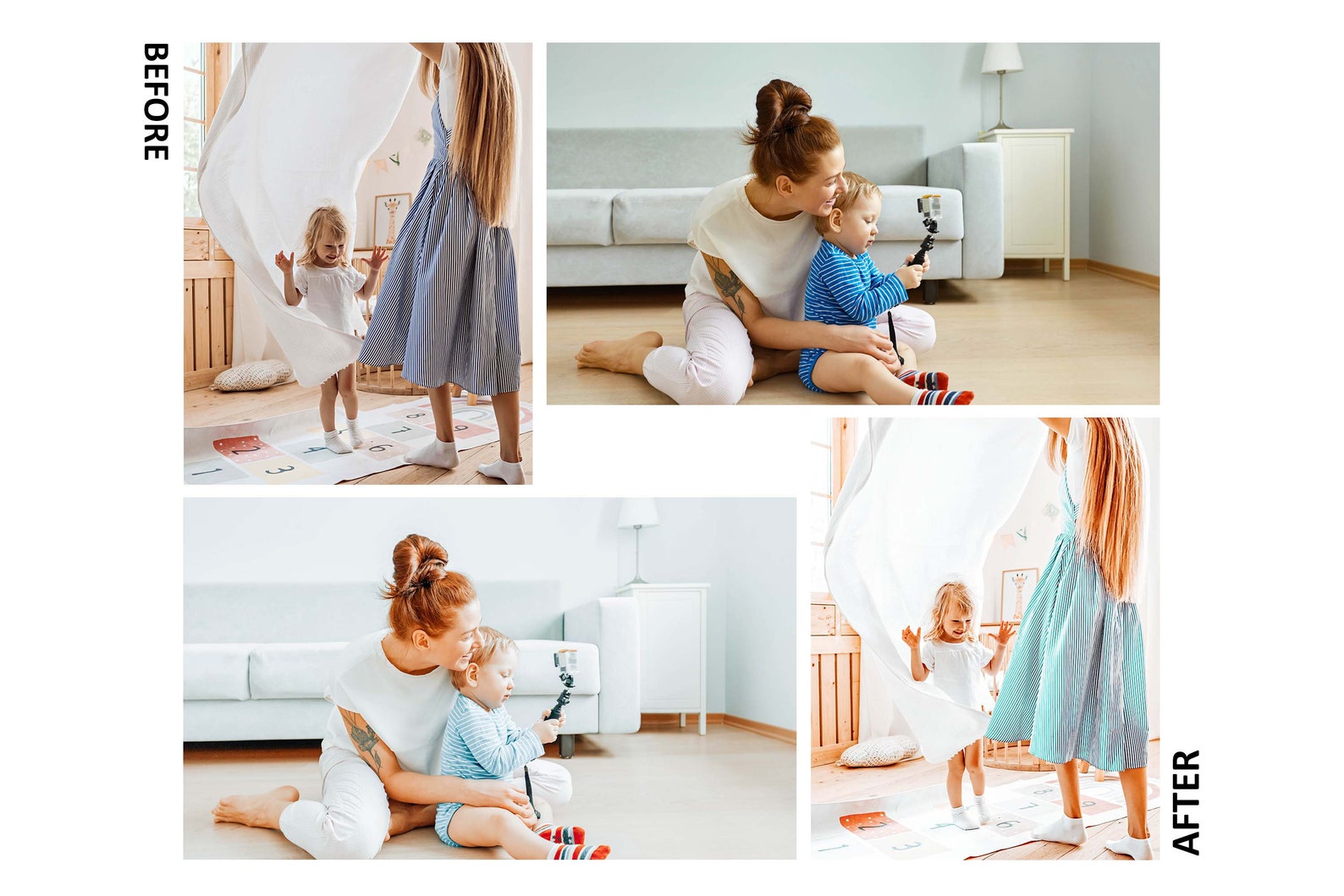 10 Indoor Magic Photoshop Actions and ACR Presets Bright - Etsy