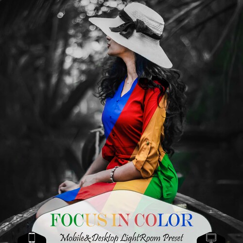 08 Focus in Color Mobile & Desktop Lightroom Presets | Etsy