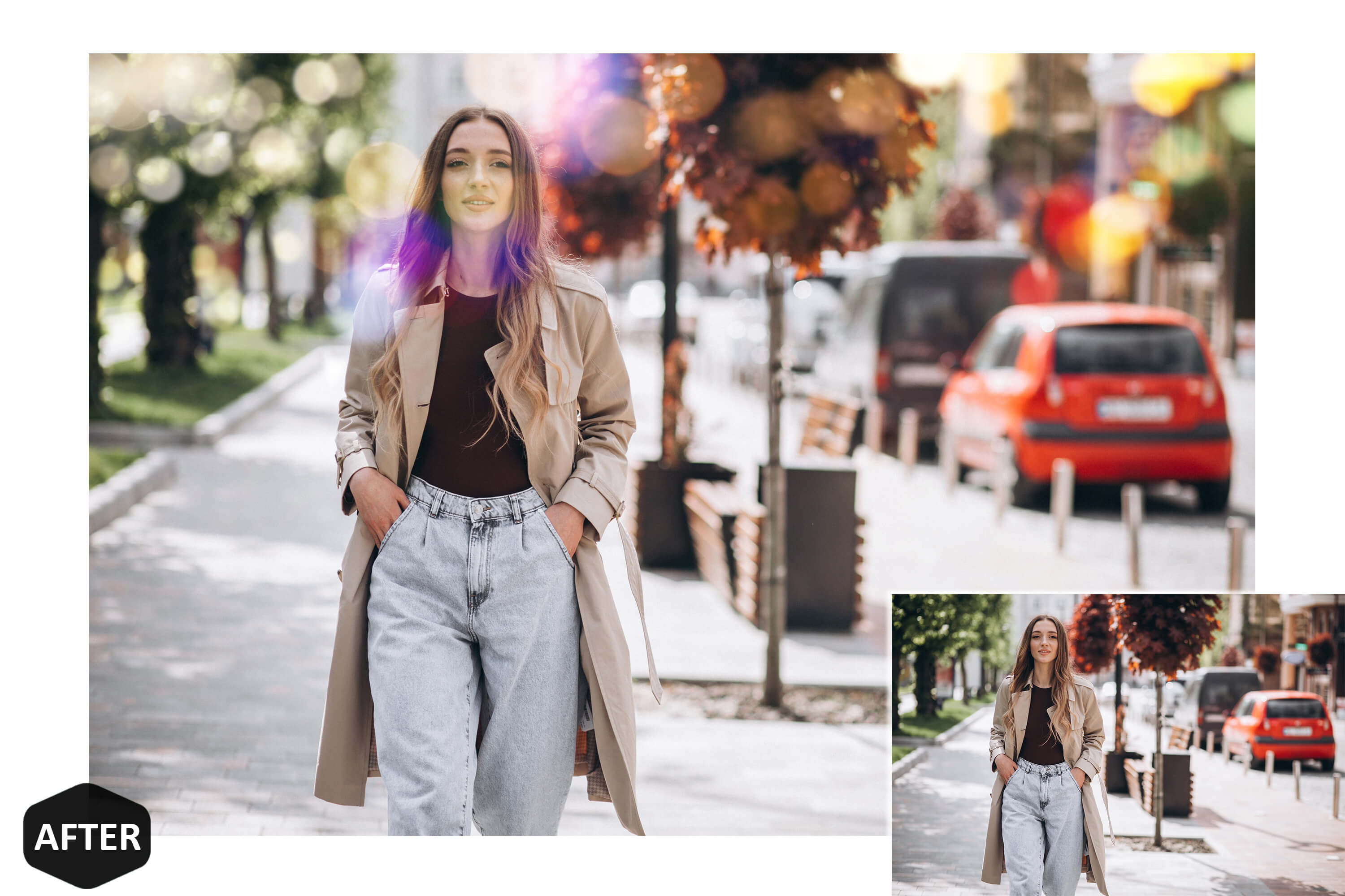 110 Streetable Bokeh Light Overlays Urban flashy lights | Etsy