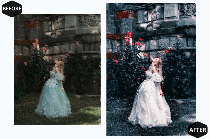 10 Teal and Red Photoshop Actions and ACR Presets Moody - Etsy