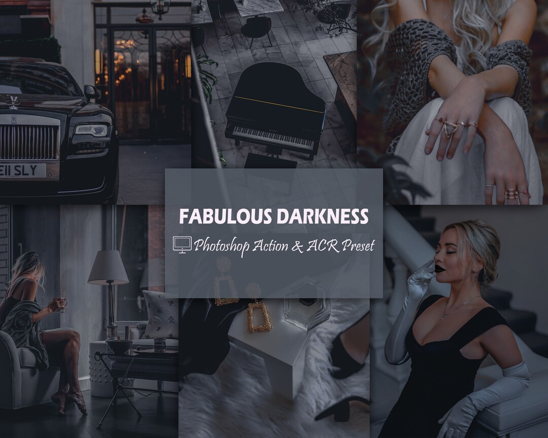 12 Fabulous Darkness Photoshop Actions and ACR Presets, General Blogger Ps Action, Best Airy and ...