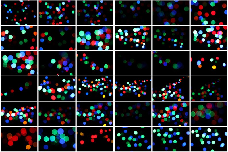 110 Colorful Bokeh Light Overlays Flashy Lights Photoshop - Etsy