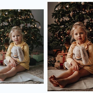 10 Gingerbread Xmas Photoshop Actions and ACR Presets, Warm Christmas ...