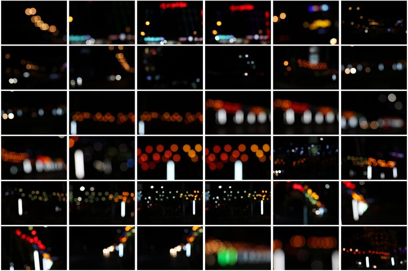 110 Streetable Bokeh Light Overlays Urban Flashy Lights - Etsy