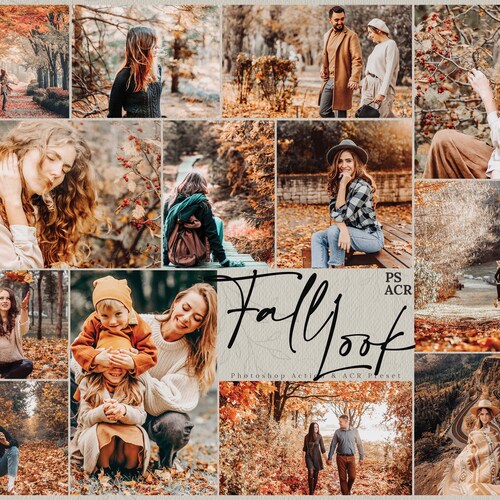 Photoshop Action Fall Harvest Photography Editing Made - Etsy