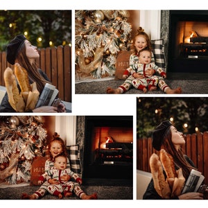 10 Gingerbread Xmas Photoshop Actions and ACR Presets, Warm Christmas ...