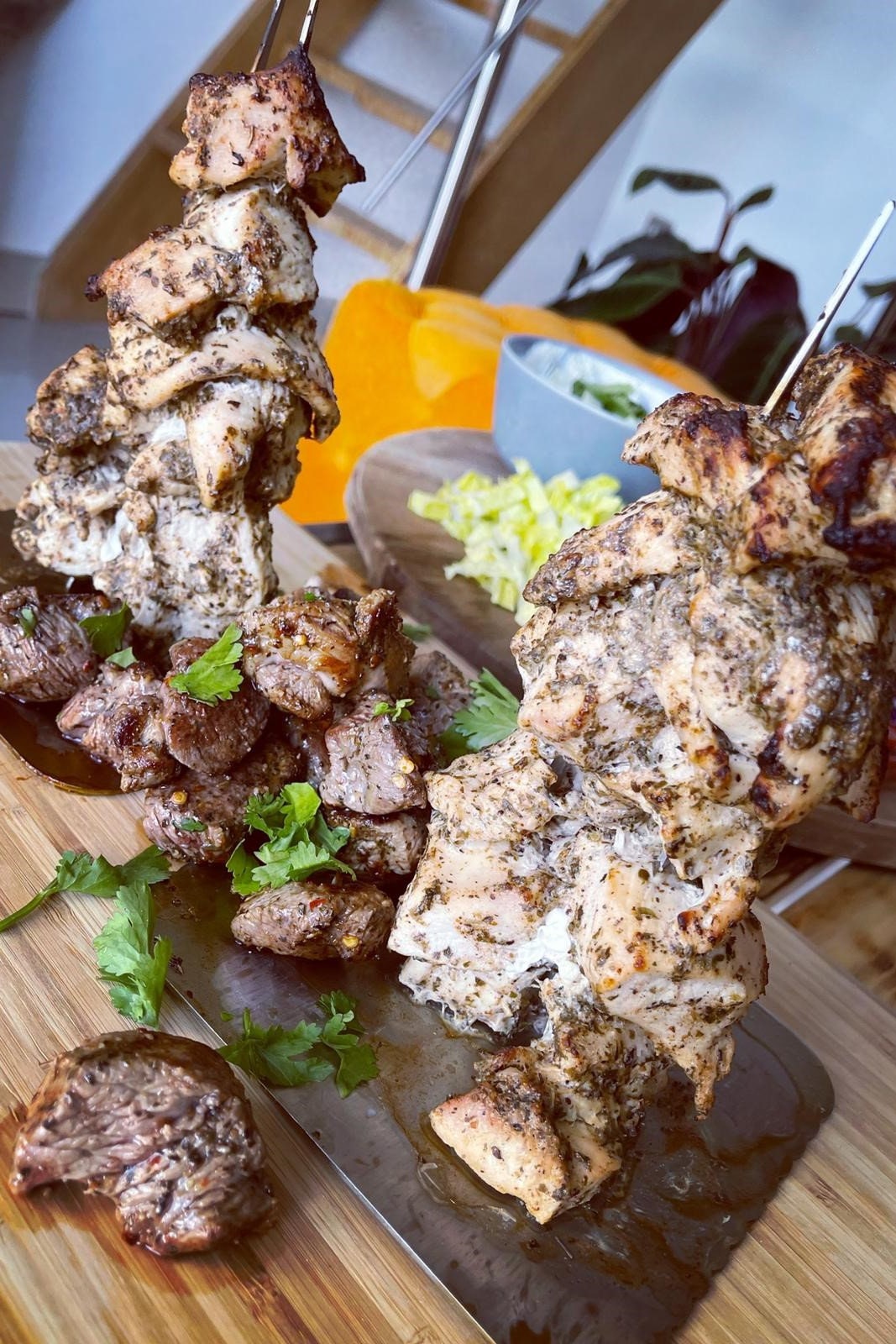 Kebab Skewer, Vertical Oven , Stand, Meat Spit, Meat Spike, Chicken ...