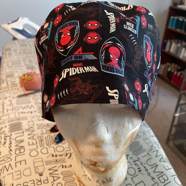 Spider Man Head Cap - Etsy