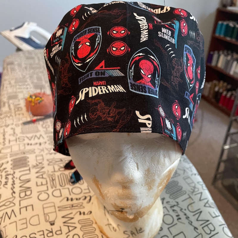 Spider Man Head Cap - Etsy