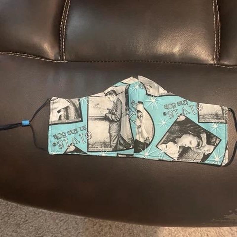 Elvis Face Mask - Etsy