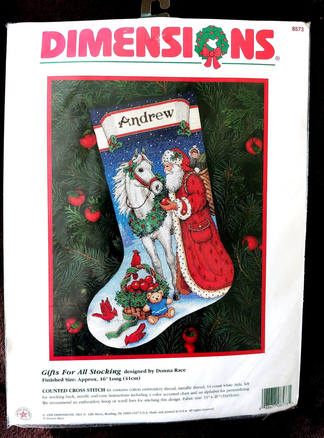 DIY Gifts for All Stocking, Dimensions Counted Cross Stitch Kit ...