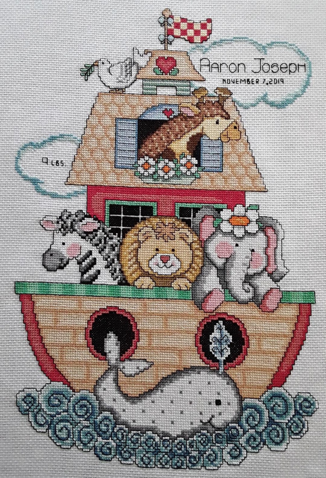 Personalized Custom Order Noah's Ark Birth | Etsy
