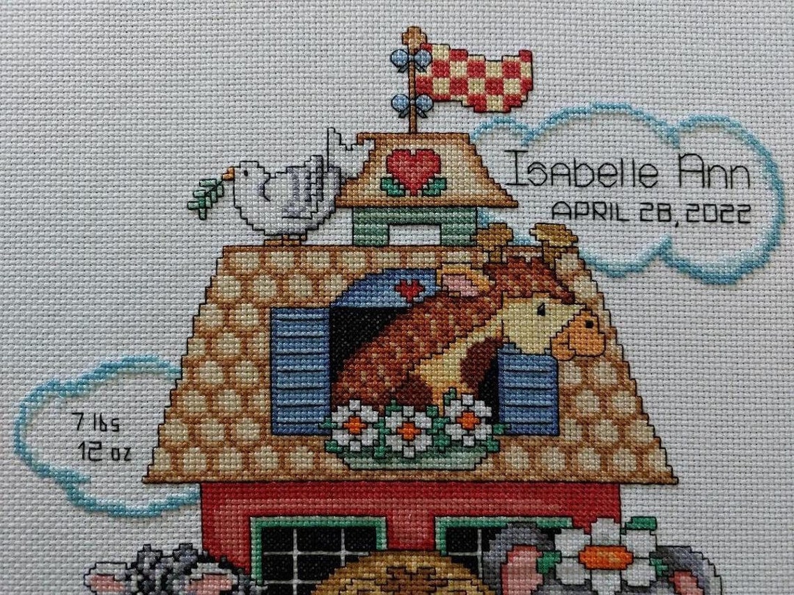 Personalized Custom Order noah's Ark Birth - Etsy