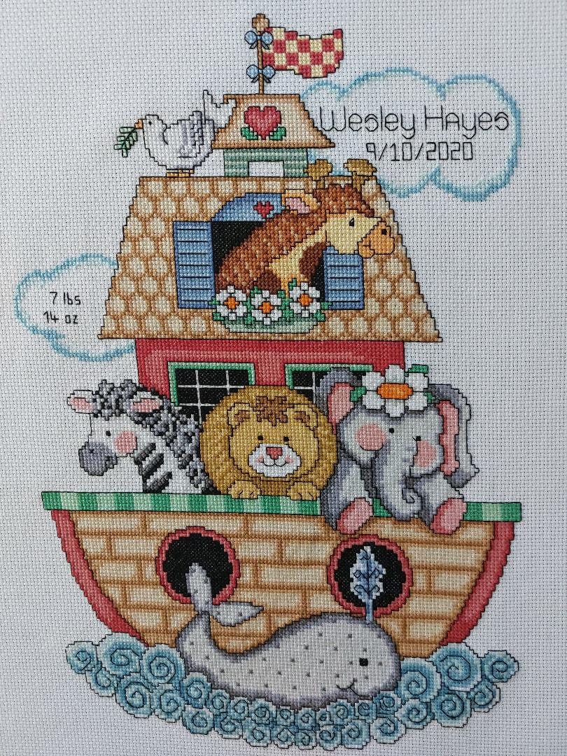 Personalized Custom Order noah's Ark Birth - Etsy