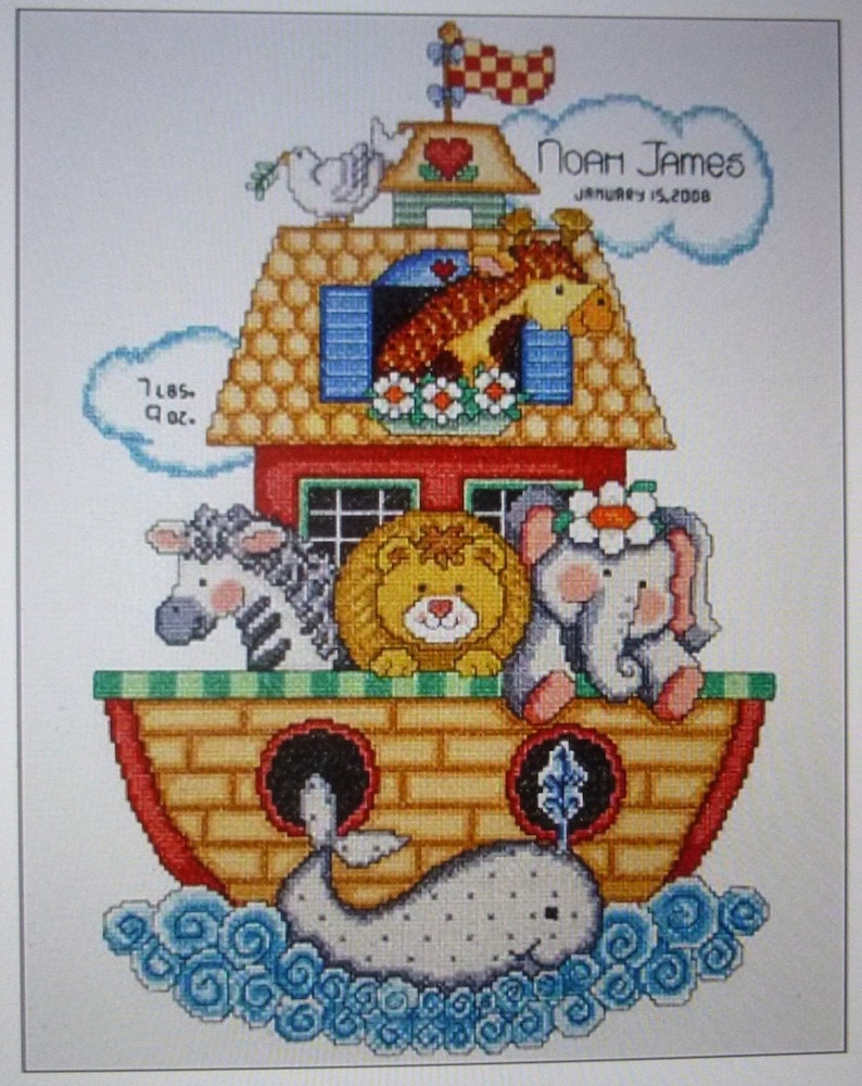 Personalized Custom Order noah's Ark Birth - Etsy