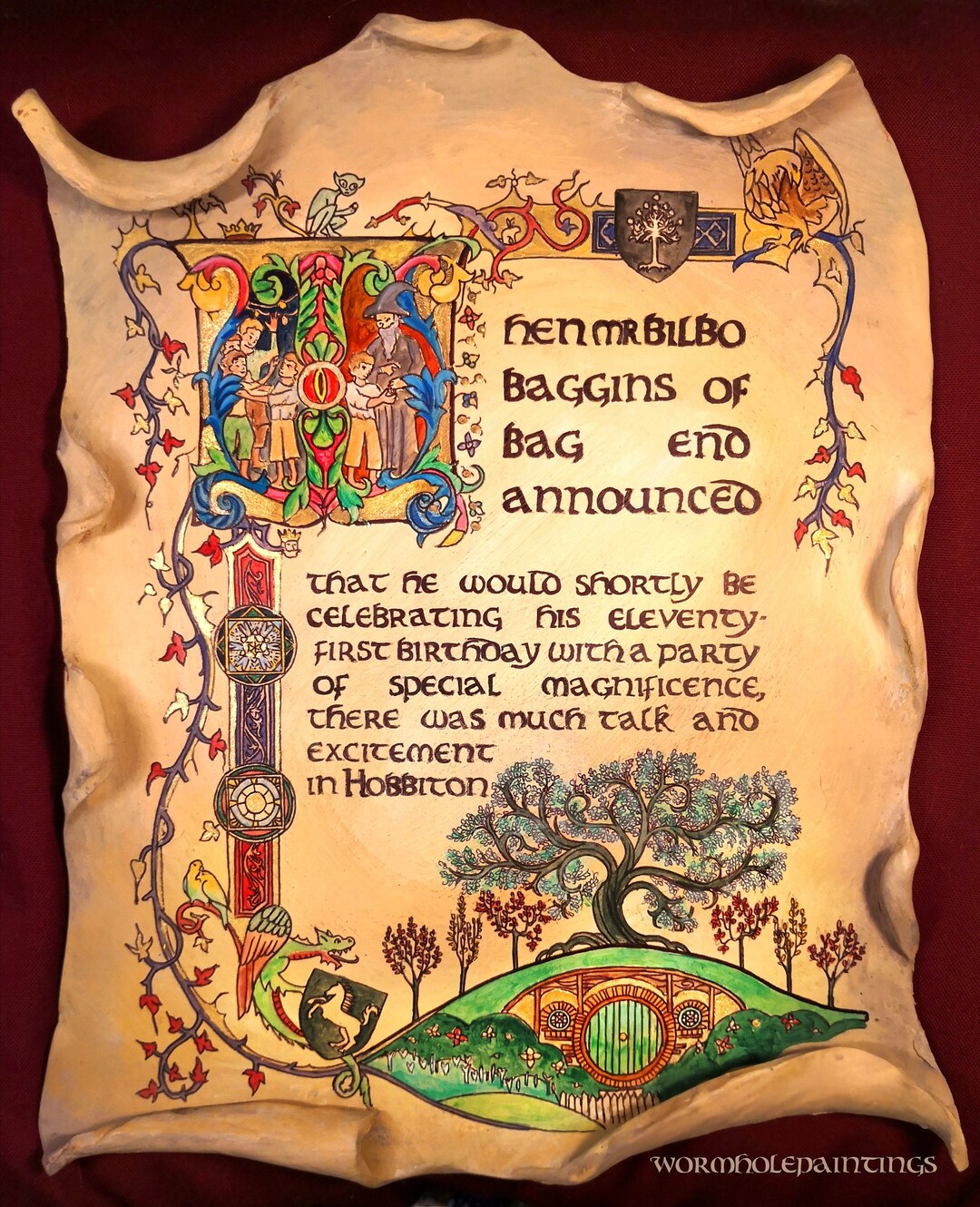 Lorsque M. Bilbo Baggins de Bag End a annoncé... - Etsy Canada