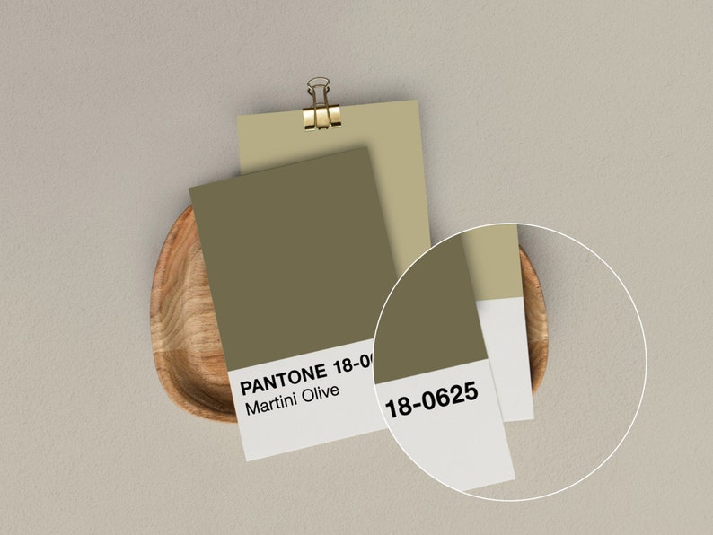 Pantone Color Cards Modern & Stylish Branding Colors Mockup digital ...