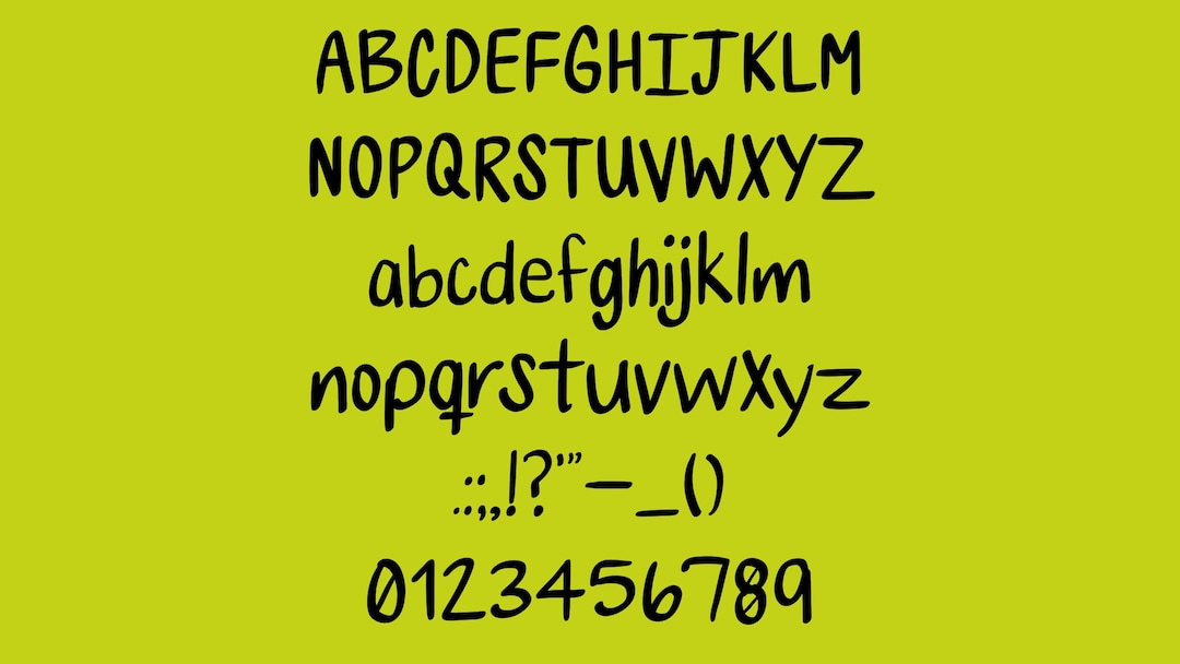 Marky Mark – Hand-drawn Marker Font | Fun, Bold Typeface for Crafts ...