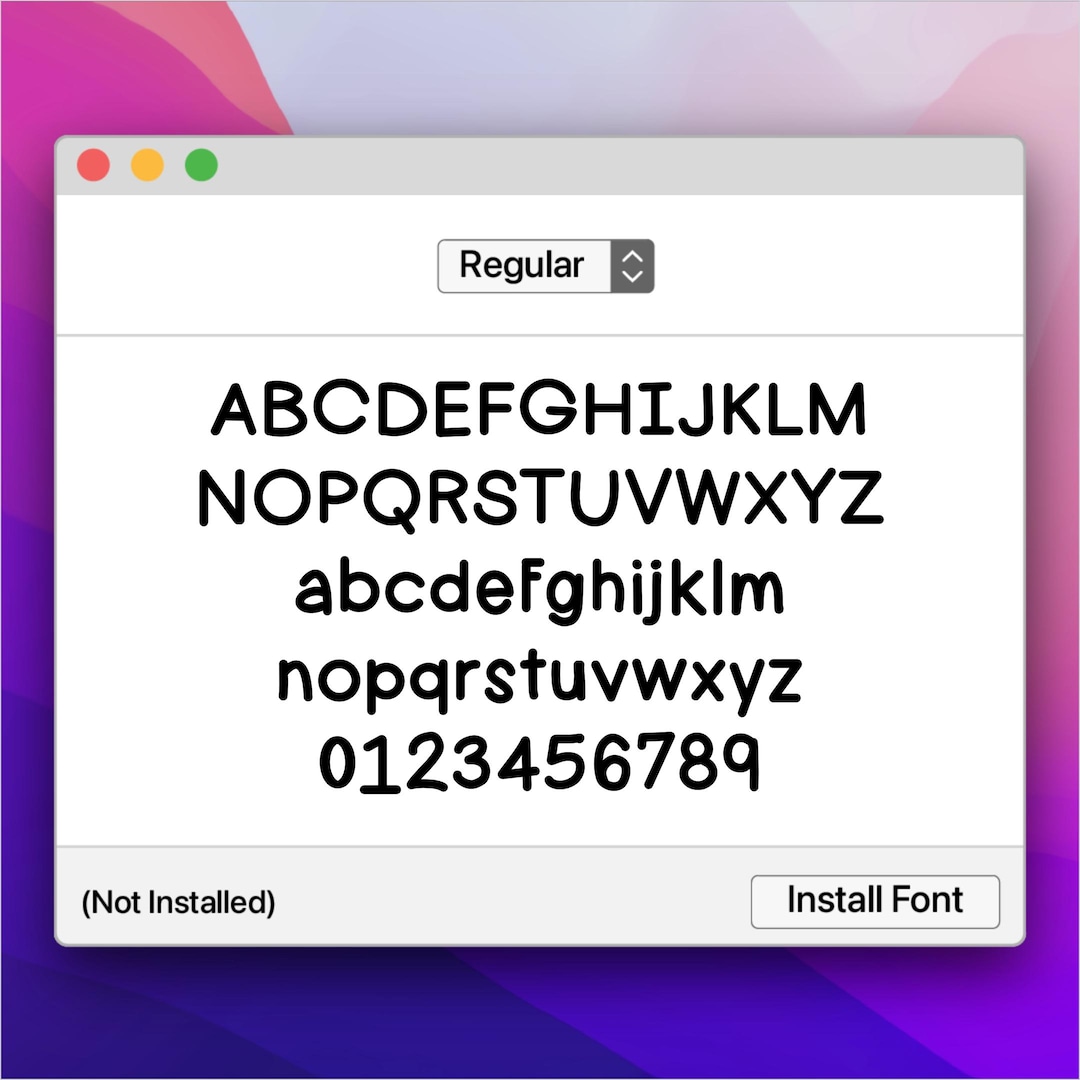 Jot & Jive – Hand-drawn Monoline Display Font | 87 Glyphs | Fun Sketchy Typeface for Stickers ...