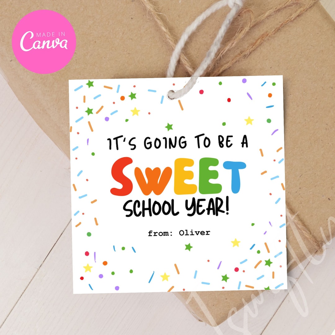 Looking Forward to a Sweet Year Treat Bag Tagschool Treat - Etsy