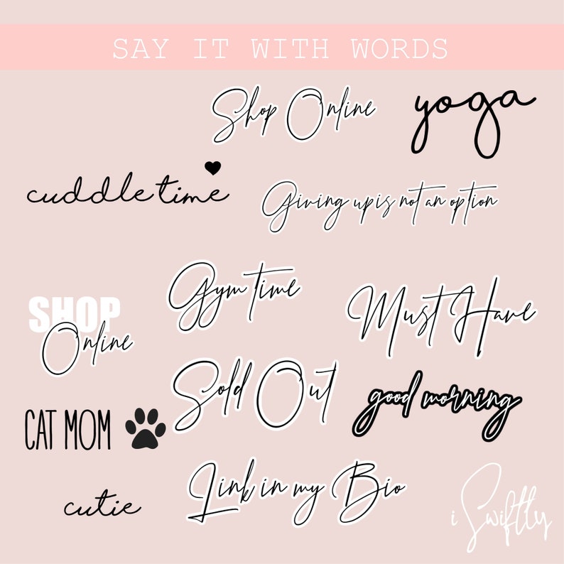 160 Sticker Bundle Instagram Story Sticker Pack Insta Story | Etsy