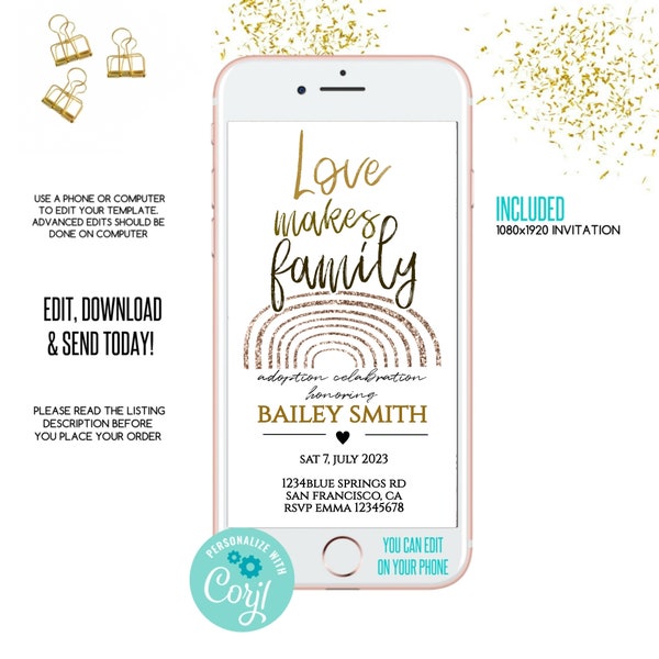 Adoption Invitation - Etsy