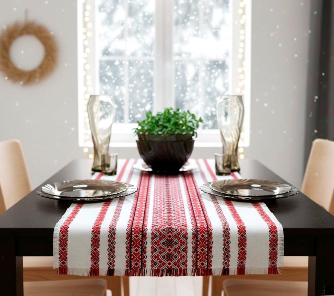 Ukrainian Table Runner Handmade Made in Ukraine - Etsy
