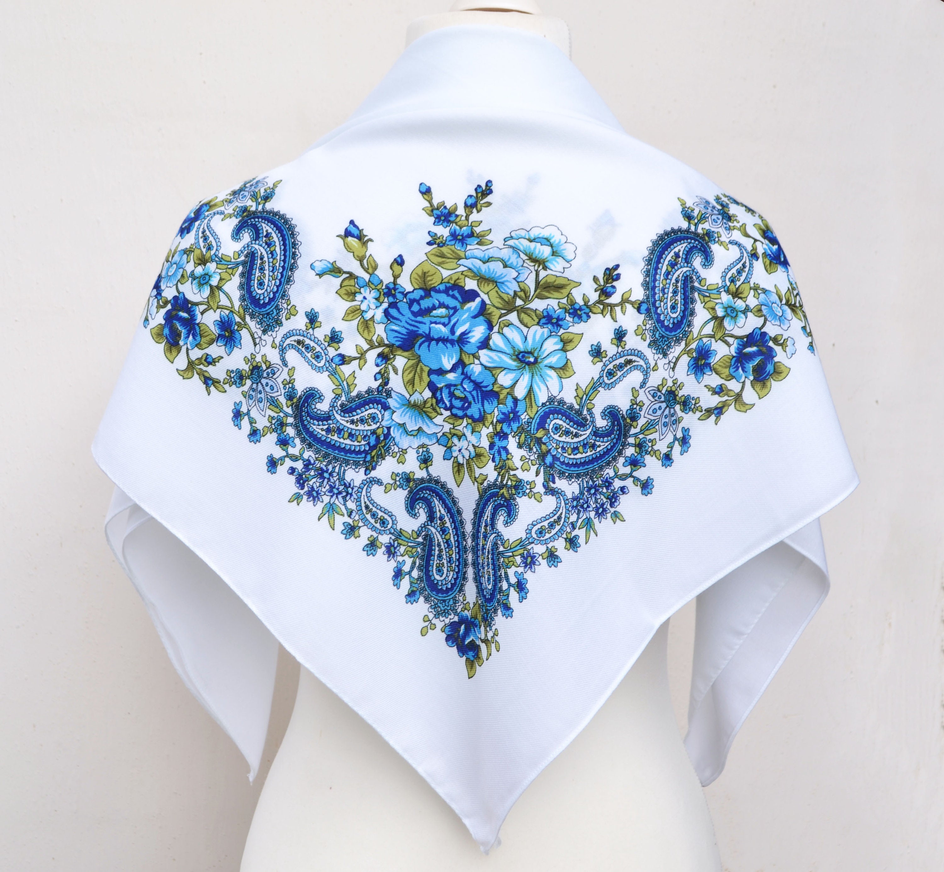 Ukrainian Scarves Slavic Head Scarves Babushka Scarf - Etsy