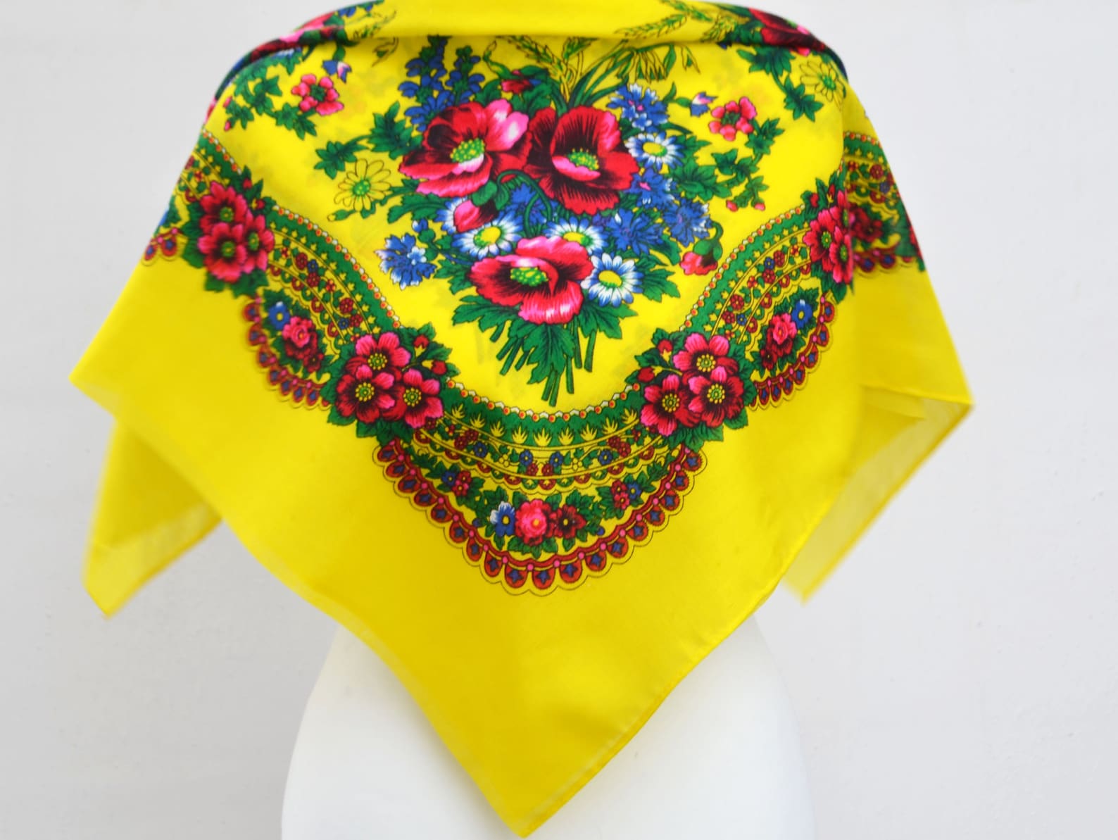 Ukraine Shaw Floral Scarves Ukrainian Head Scarf - Etsy