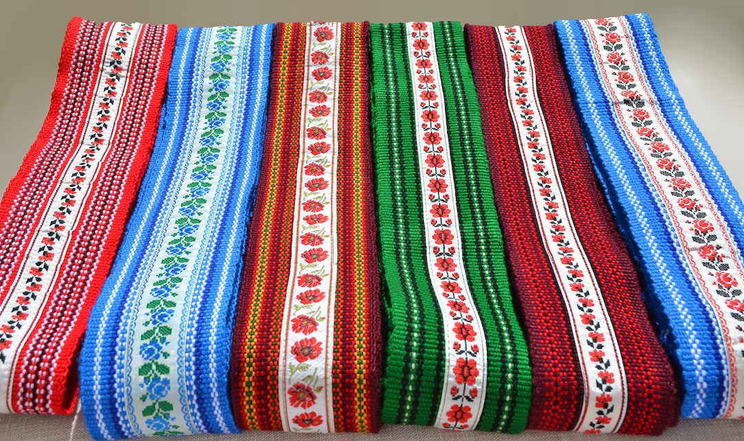 2.5 Meters Colorful Ukranian Sash Cossack Woven Sash Hutsul Made in ...