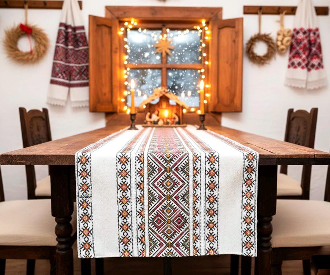 Ukrainian Table Runner Ukrainian Gifts Made in Ukraine - Etsy