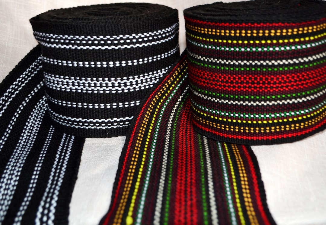 Ukrainian Woven Sash Belt Krajka Etno Belt Hutsul Folk Costume Belt ...
