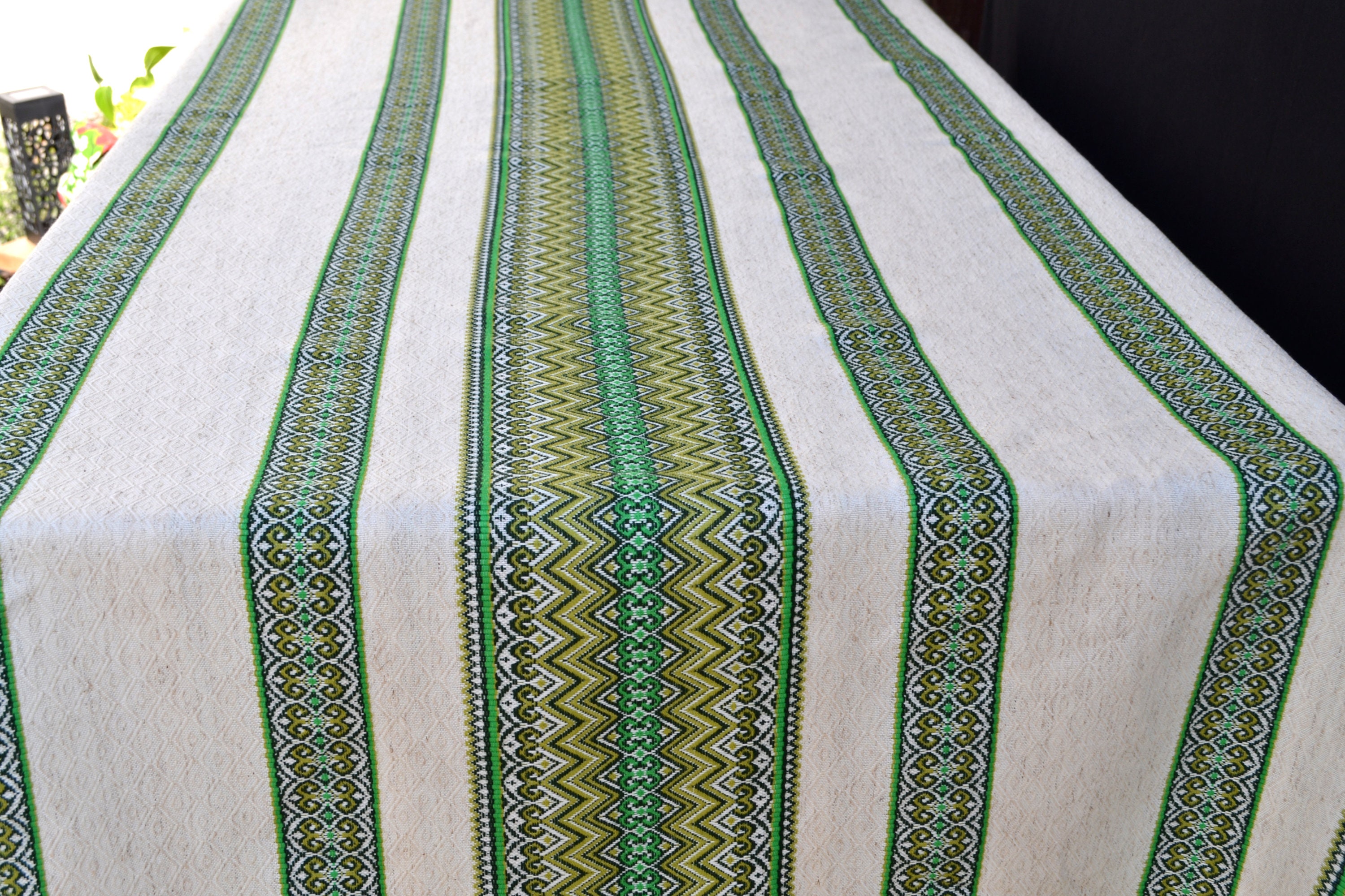 Embroidered tablecloth Ukrainian ethnic tablecloth Farmhouse | Etsy