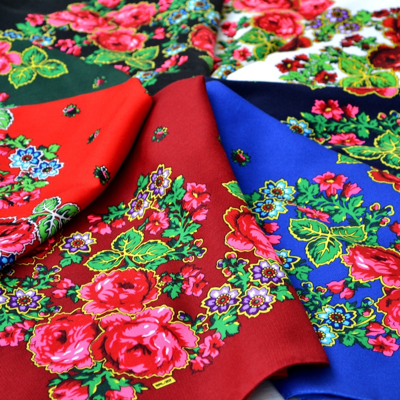 White Russian Bandana - Etsy