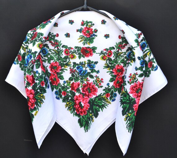 Ukraine Babushka Men Ukrainian Scarves Folk Head Scarf Babushka