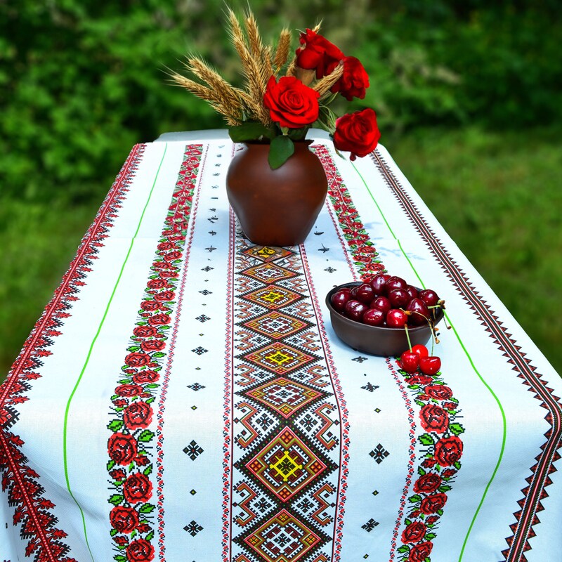Linen Tablecloth - Etsy