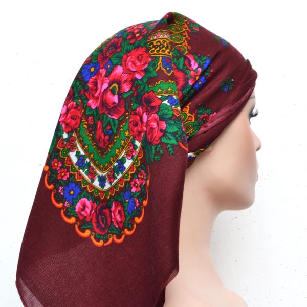 Babushka Scarf - Etsy