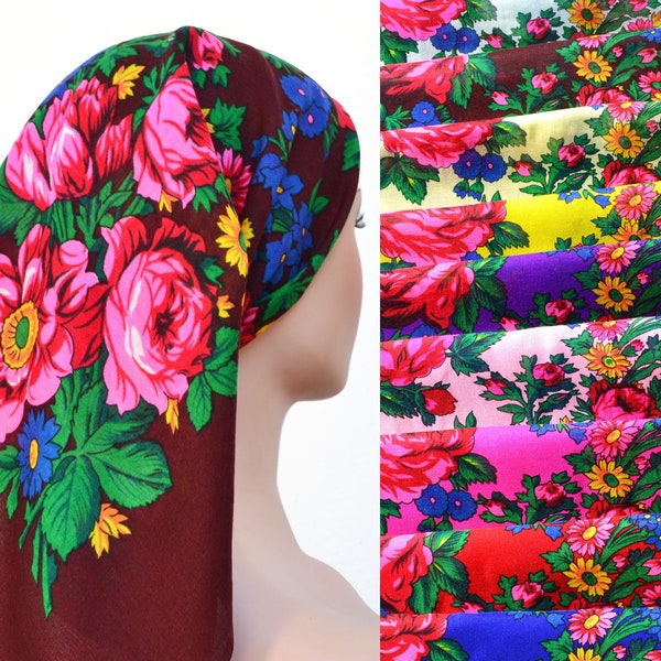 Floral Scarf - Etsy