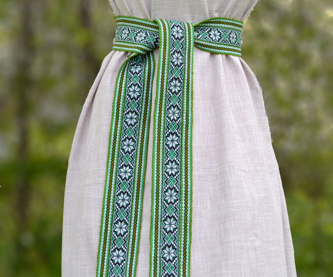 Ukrainian Woven Belt Cossack Sash Hutsul Kozak Length 2 Meters Width 7 ...