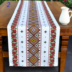 Ukrainian Table Runner Handmade Embroidery Print - Etsy
