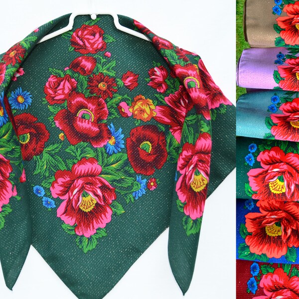 Babushka Scarf - Etsy