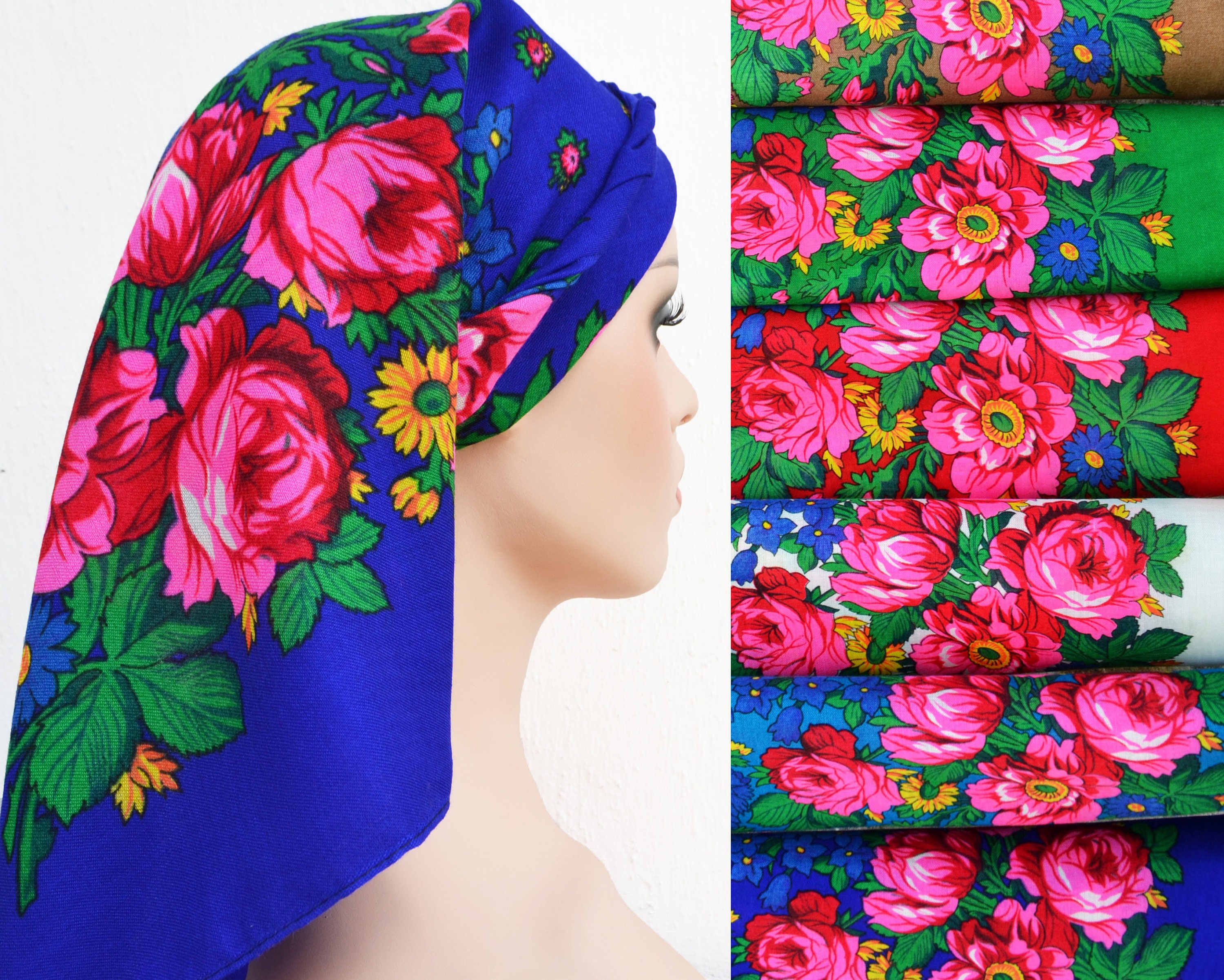 Ukraine Babushka Men Ukrainian Scarves Folk Head Scarf Babushka