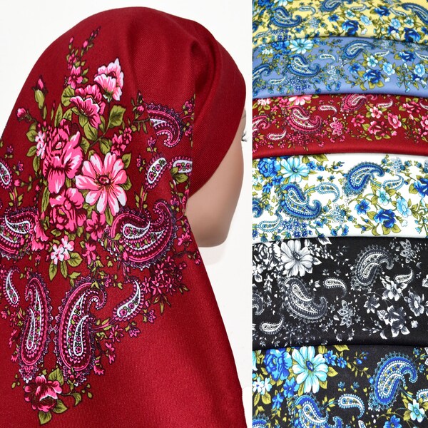 Babushka Scarf - Etsy