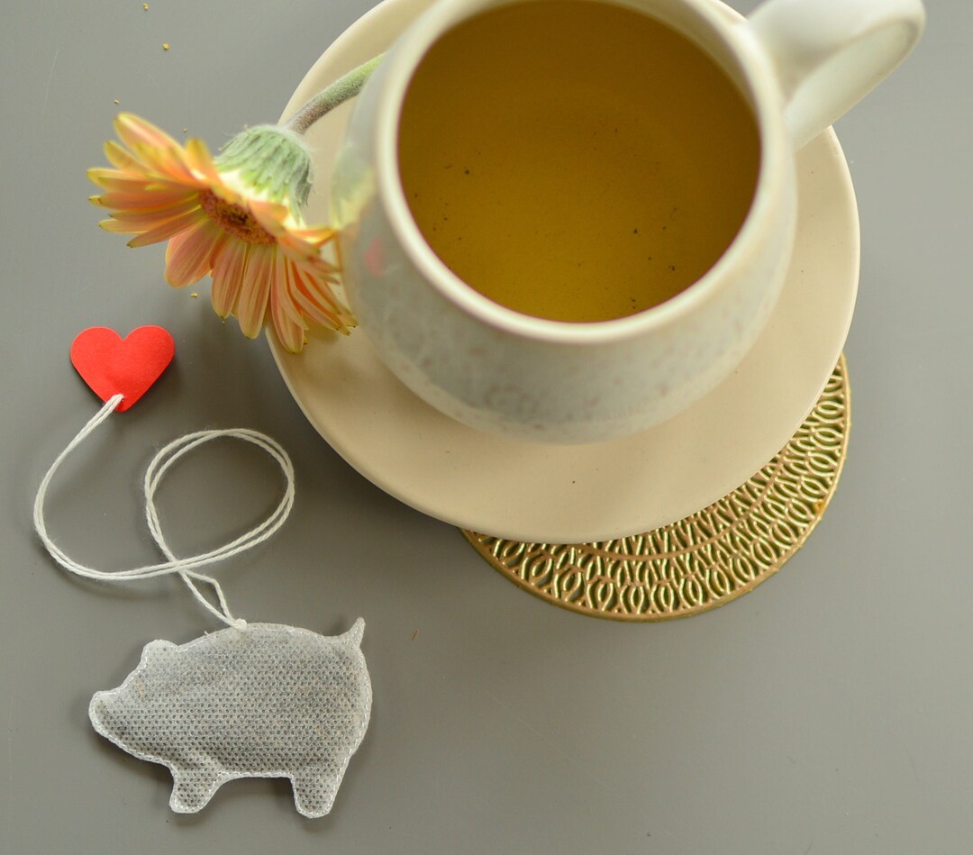 Pig Tea Bag Lovely Pig Tea Bags 5 Pieces Pig Shaped Tea Bags Animal ...