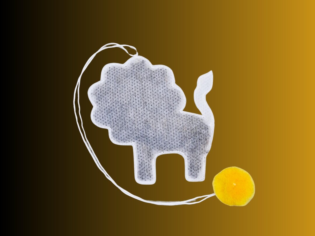 Lion Tea Bag 5 Pieces Majestic Lion-shaped Tea Bags – Unique & Fun Gift ...