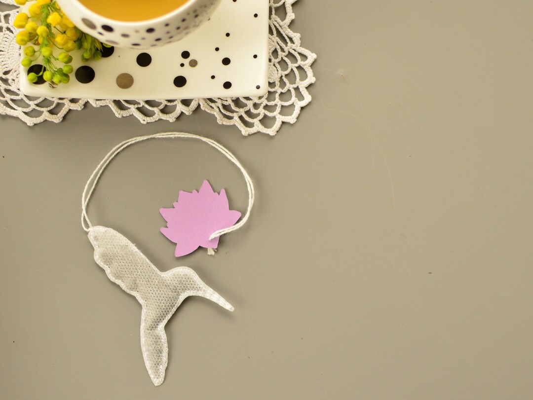 Hummingbird Shaped Tea Bags 5 Pack Elegant Tea Gift for Her Unique Bird ...