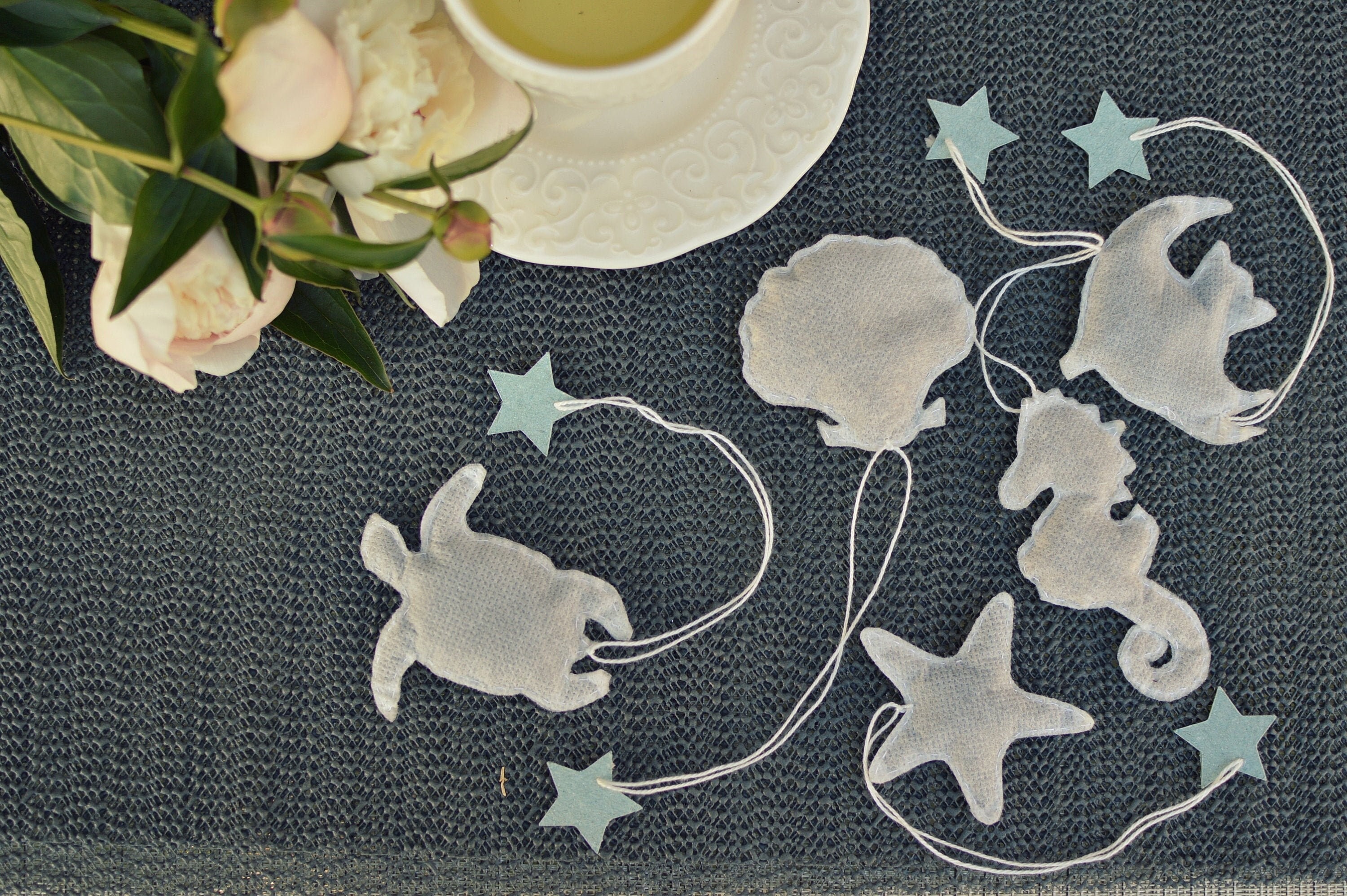 Sea Life Shaped Organic Tea Bags: Wedding Tea Party Favors (5x Pieces ...