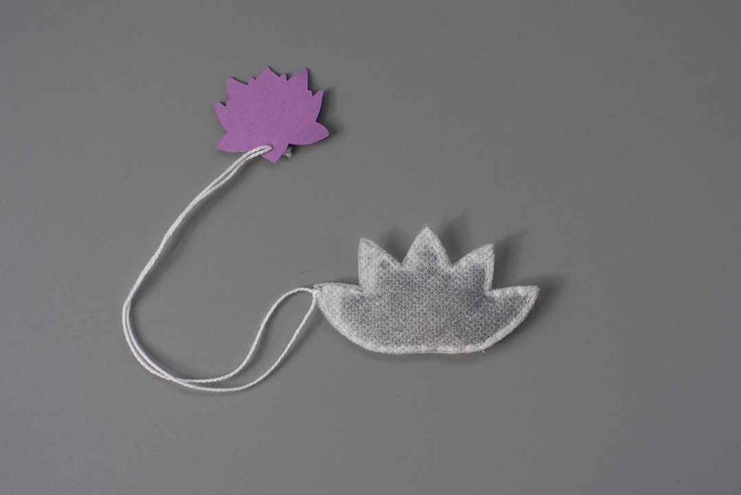 Lotus Flower Shaped Tea Bags (set of 5) – Handmade Herbal Tea Gift Zen ...