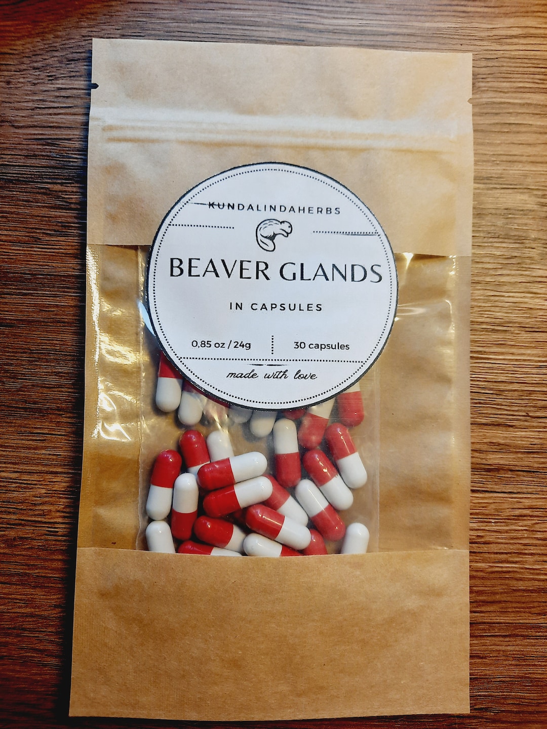 Natural Castoreum Beaver Gland Capsules: Handmade, 30 Count - Etsy
