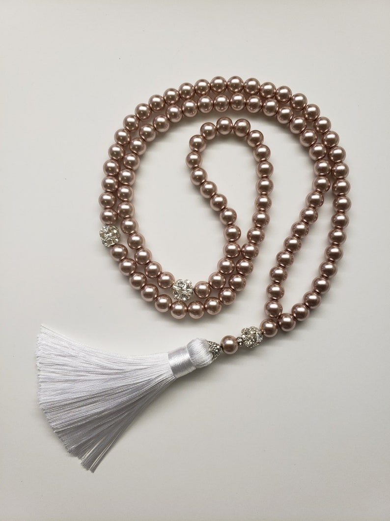 Tasbih Pearl Beads Islamic Prayer Beads Wedding Tasbeeh - Etsy